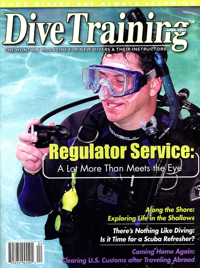 April 2002 - Dive Training Magazine | Scuba Diving Skills, Gear, Education