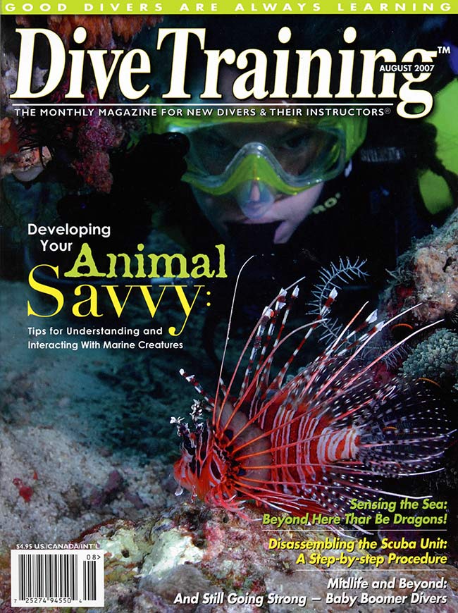 August 2007 - Dive Training Magazine | Scuba Diving Skills, Gear, Education