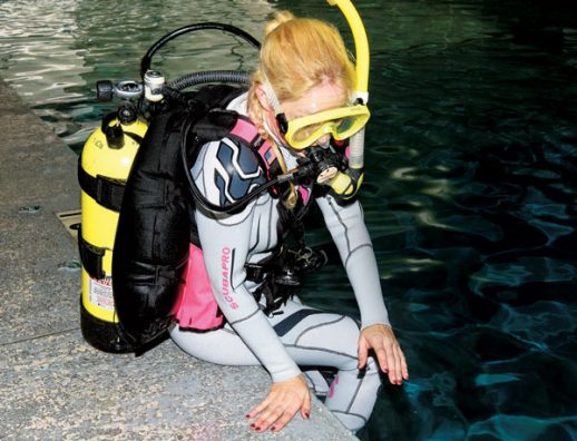 The Controlled Seated Entry | Scuba Skills - Dive Training Magazine